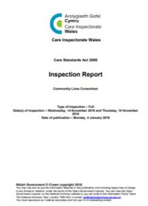 Care Inspectorate Wales (CIW) Inspection Reports | Community Lives